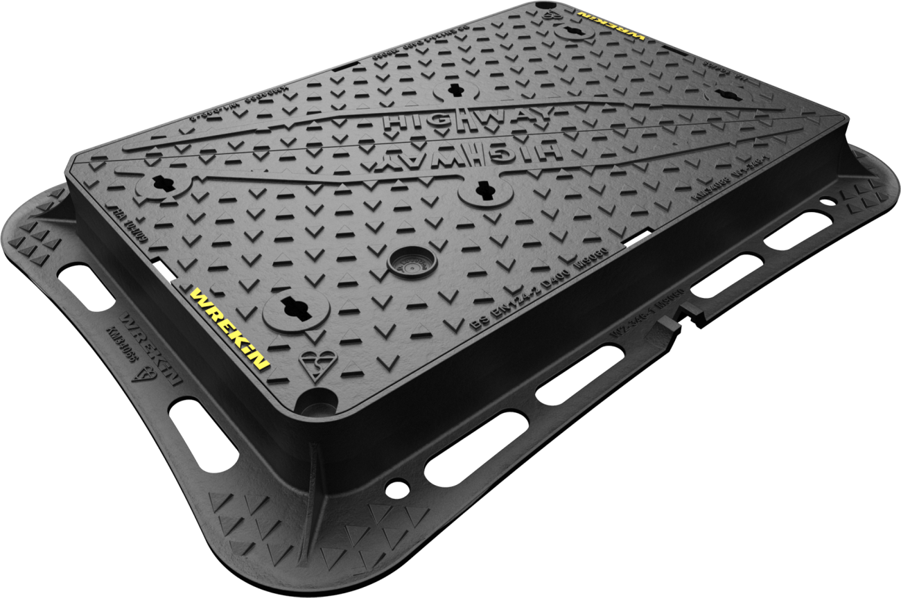 D400 Ductile iron Manhole cover 900 mm x 600 mm TWKIT/D4/9060 | Wrekin